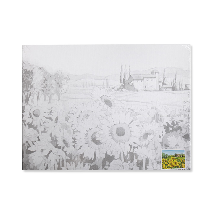 Platno na kartonu sa skicom umentičkog dela - Van Gog "Sunflowers"