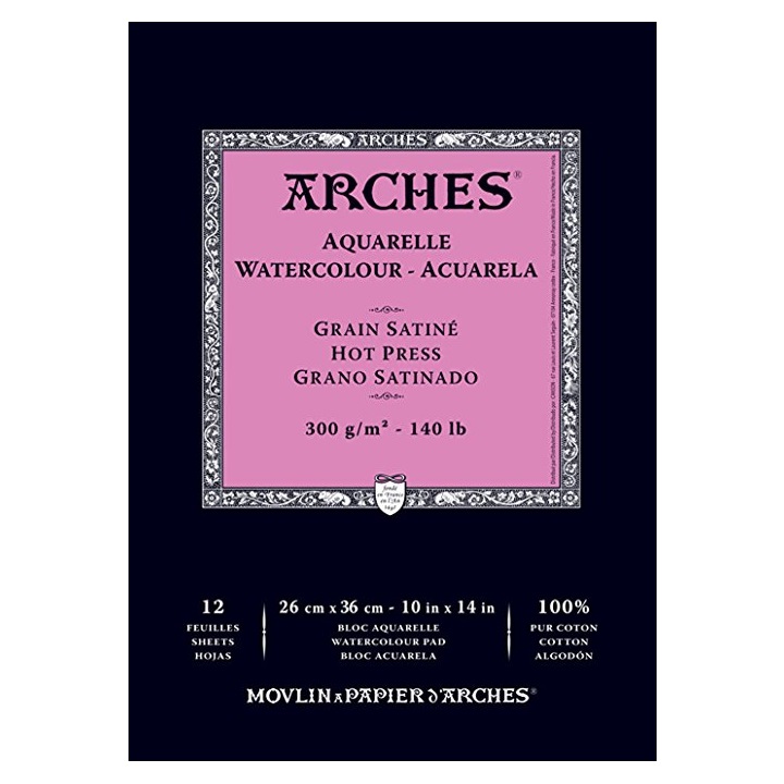 Blok papir ARCHES® Aquarelle Watercolour - 12 listova
