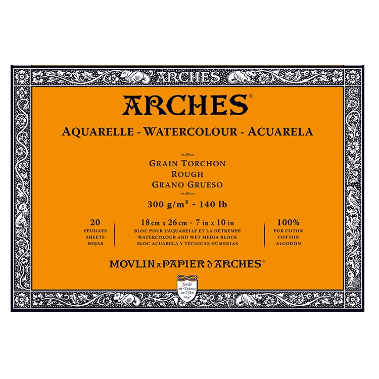 Blok za slikanje ARCHES® Aquarelle Watercolour Rough | izaberite format
