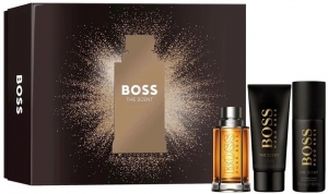 HB Set Boss The Scent M 100ml edt + 150ml Deo + 100ml SG