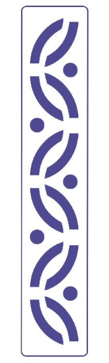 Šablon PENTART H7 - 40 x 7.5 cm