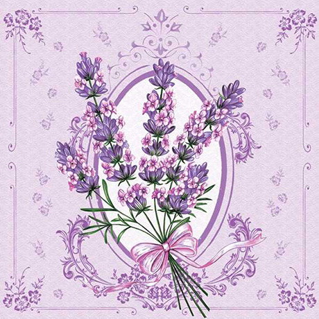 Salvete za DEKUPAŽ - Lavanda - 1 kom