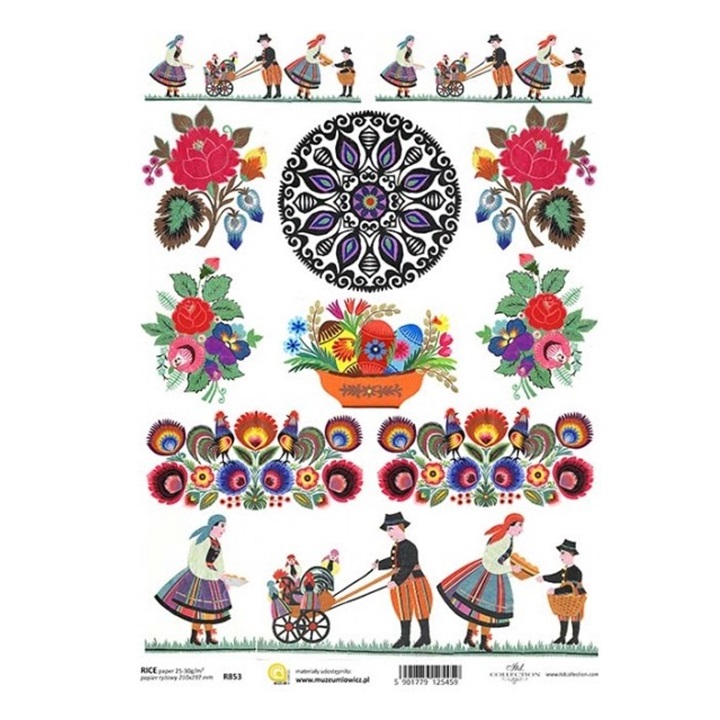 Pirinčani papir A4 ITD - Folklor - R853
