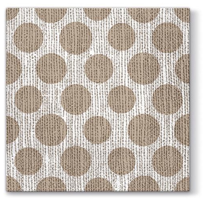 Salveta za dekupaž Dots on Linen - 1 kom