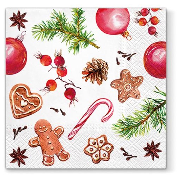 Aromatizovana salveta za dekupaž Sweet Christmas - 1 kom