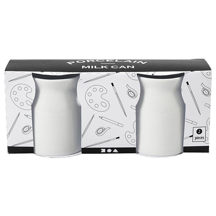 Porcelanska kofica za mleko - 2 komada