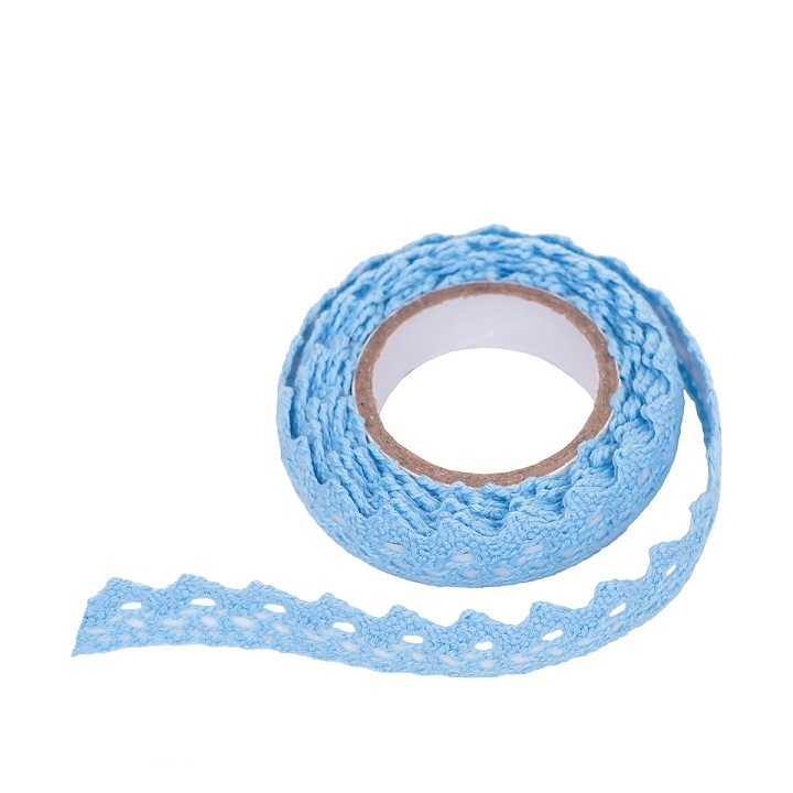 Pamučna samolepljiva čipka 1.8 m - Blue