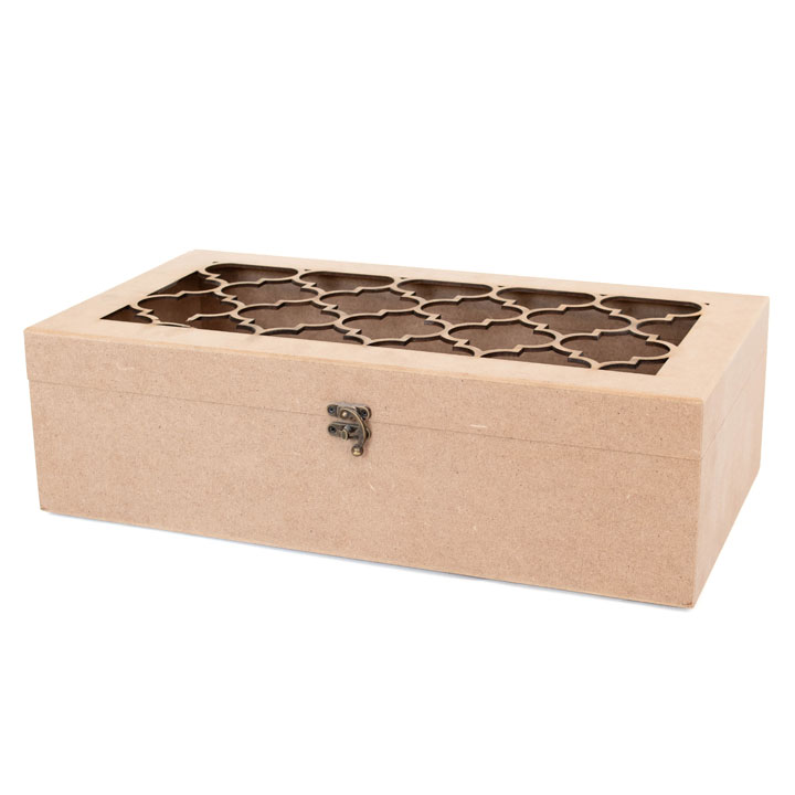 Kutija za nakit od MDF ploče - marokanski uzorak - 43 х 23 х 13 cm