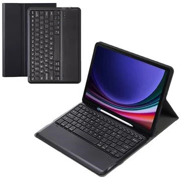SAMSUNG GALAXY TAB S9+ FUTROLA SA BLUETOOTH TASTATUROM (OTVORENO PAKOVANJE - BULK ZADOVOLJAVAJUĆE STANJE) - CRNA