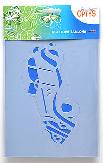 Plastični šablon 20x15cm - auto