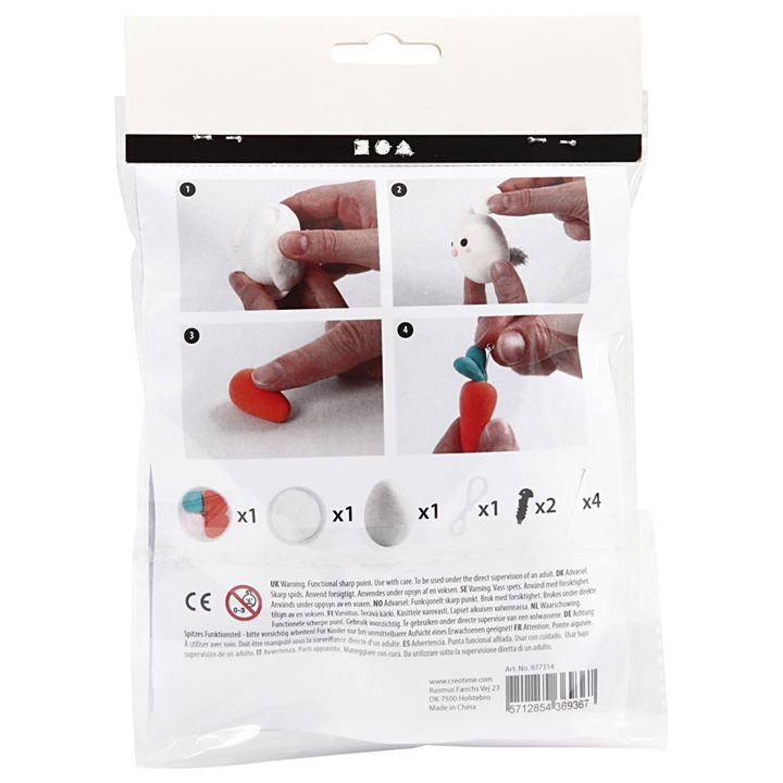 Kreativni set Mini Creative Kit - Rabbit suspension