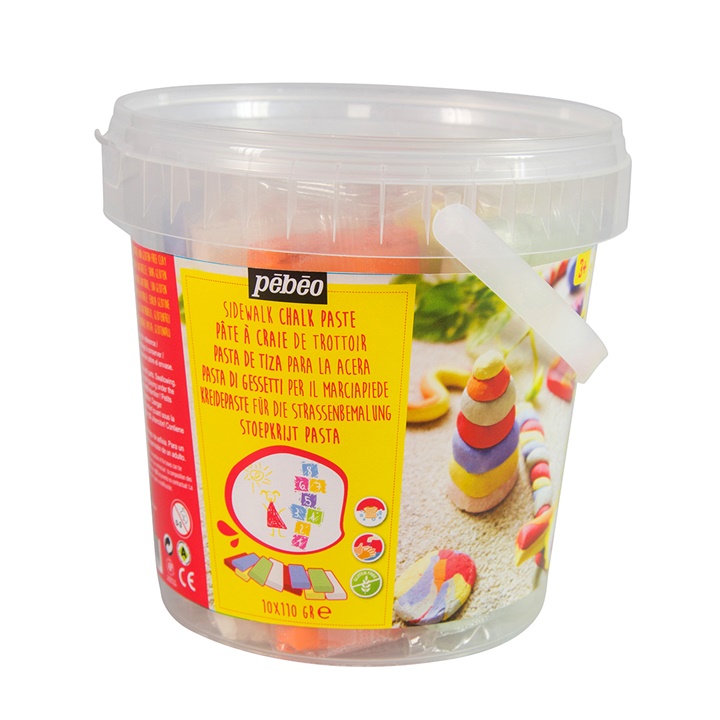 Glina za izradu krede u kanti 10 x 110 g