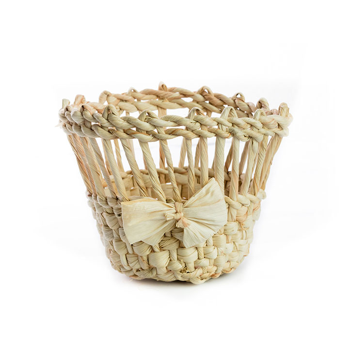 Korpa od listova kukuruza 7x7x14 cm