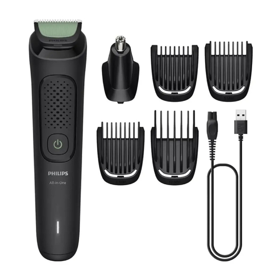Trimer Phillips All in One MG3915/15, Serija 3000, 6u1, Crna boja