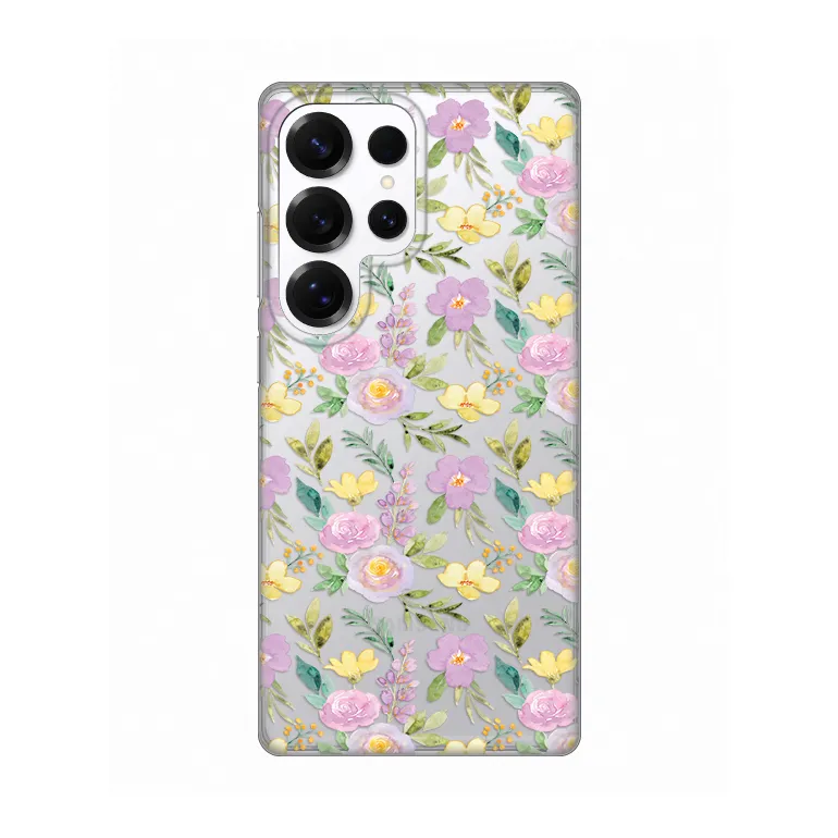 Maska Silikonska Print Skin za Samsung S938B Galaxy S25 Ultra Soft Flowers