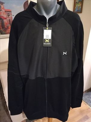 Kvalitetan muski duks sa kragnom No Copy Crni 6XL