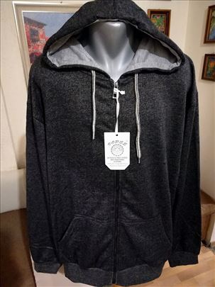 Odlican muski duks sa kapuljacom Vopse 4XL Crni