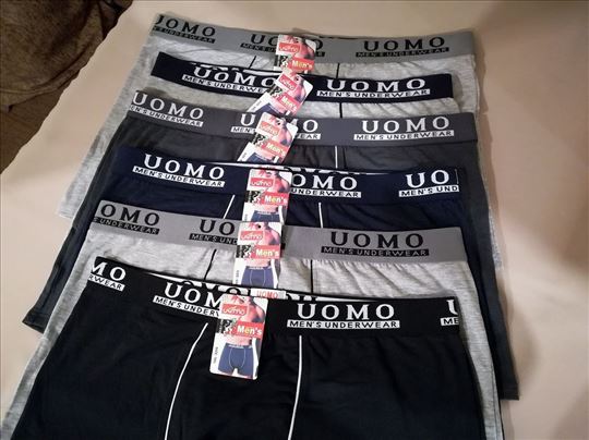 Kvalitetne muske bokserice Uomo Veliki broj 6XL