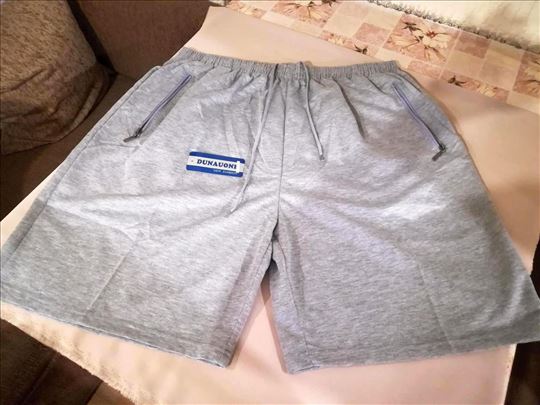 Odlicne muške pamučne bermude Fashion sive 4XL