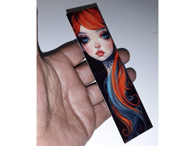 Obeleživač stranica, Bookmarker. 15 x 4 cm.