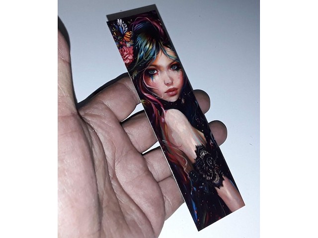 Obeleživač stranica, Bookmarker. 15 x 4 cm.