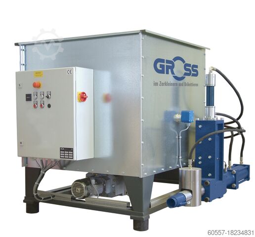 Briquetting press
Gross Apparatebau GmbH Brikettierpresse GP Genius 2/40