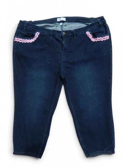 Maite Kelly bonprix farmerke sa gumom u struku 56