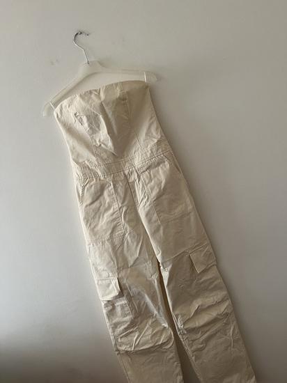 Zara cargo wide dugački top kombinezon, M