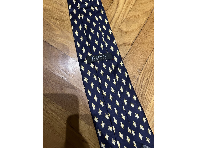 Original Hugo Boss kravata nova 100% svila