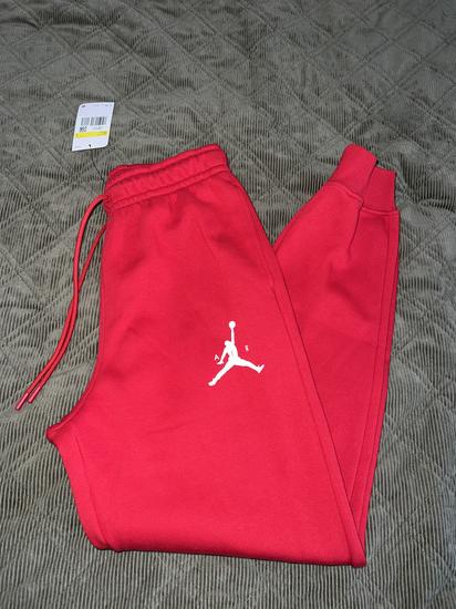 Jordan Sweatpants Red vel. S NOVO