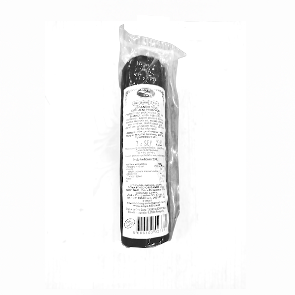 VEGETERIJANSKI SUVI DIMLJENI PROIZVOD - KULEN 200G SOYA FOOD