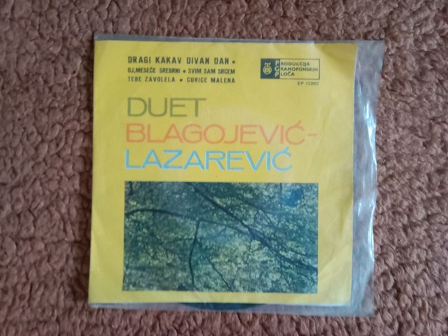 Duet Blagojevic Lazarevic - Dragi kakav divan dan