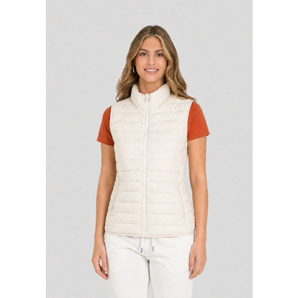 Mafimi Ženski prsluk liberty vest krem-bela