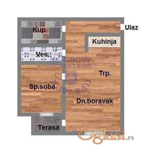 Vrhunski kvalitet gradnje i opreme, dvosoban stan