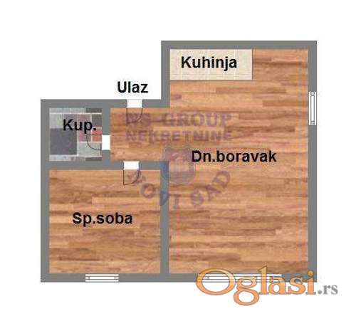 U ponudi dvosoban stan