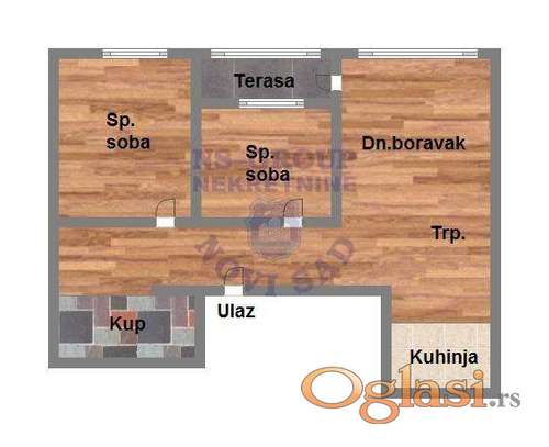 Dvoiposoban, 54m2 Somborska Rampa