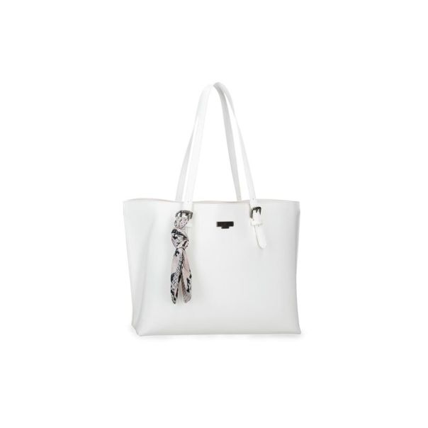 PEPE JEANS MARGARET ženska tote torba - bela