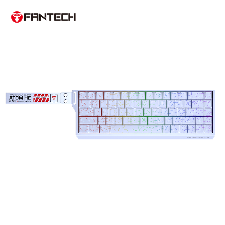 GEJMERSKA MEHANICKA TASTATURA FANTECH MK922 ATOM HE68 PRO TOPO MAGNETIC EMERALD SWITCH WIRELESS