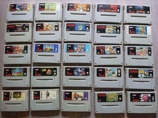 Super Nintendo polovni i ispravni kertridži-igre