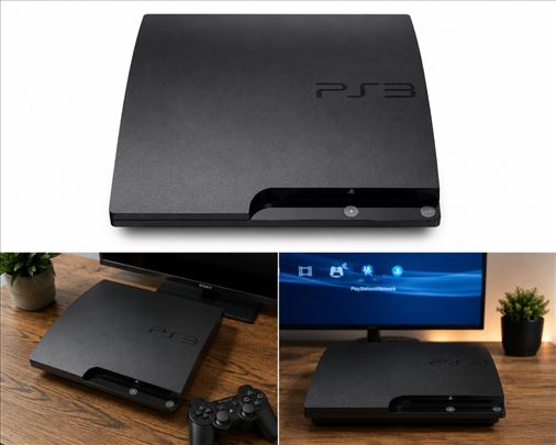 Sony PlayStation 3 Slim 320GB + kablovi,uvoz CH