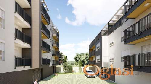 Pančevo, Uroša Predića 8, novogradnja, stan 68 m2 sa dve spavaće sobe