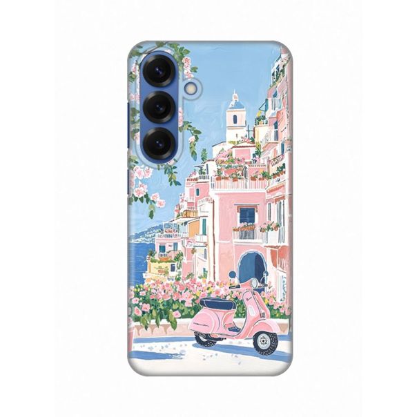 Maska za Samsung S931B Galaxy S25 Pink Italy Silikonska Print