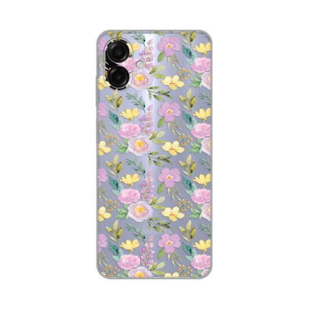 Maska za Samsung A075F Galaxy A07 Soft Flowers Silikonska Print Skin