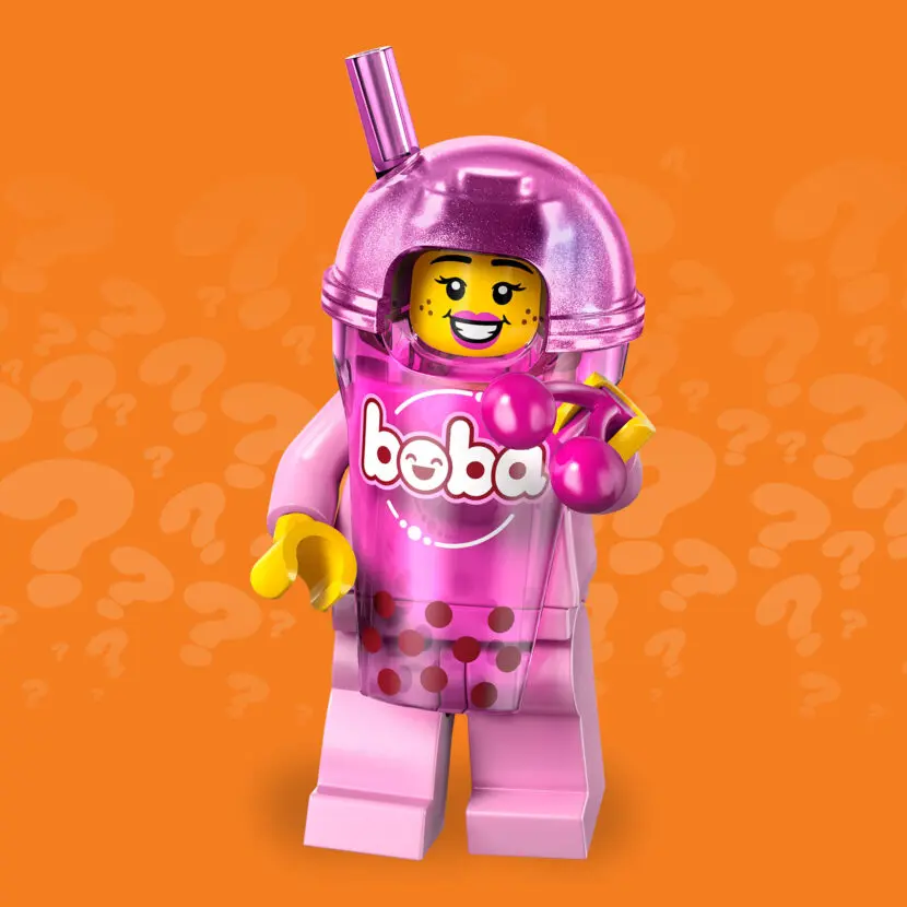 DEVOJKA U BOBA ČAJ KOSTIMU