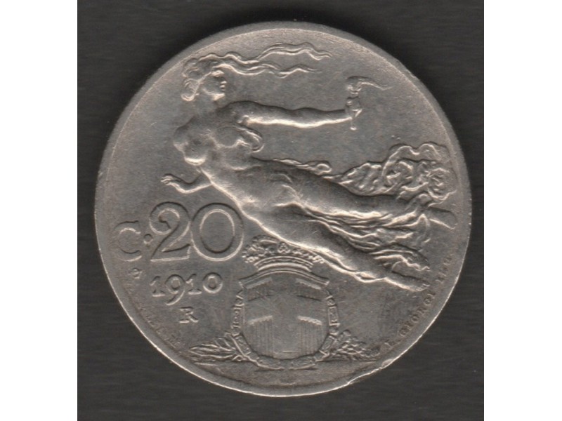 20 Centesimi - 1910 - Italy, Italija
