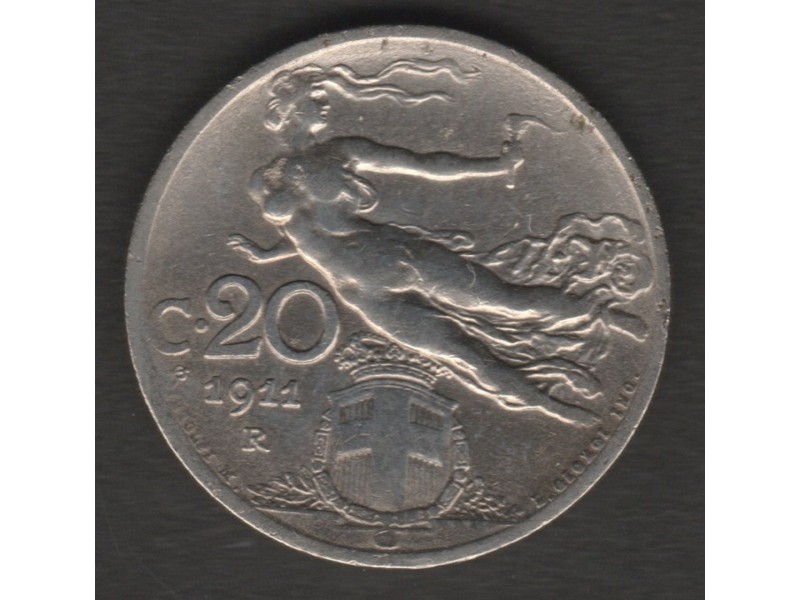 20 Centesimi - 1911 - Italy, Italija