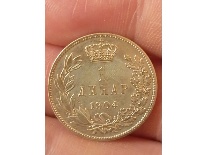 1 dinar 1904g. srebro