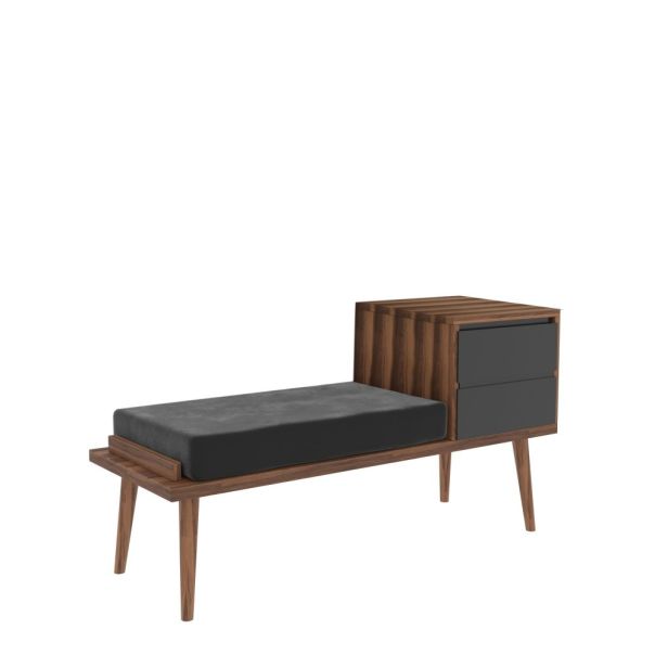 HANAH HOME Cipelarnik Fiume, braon/siva