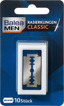Balea MEN
CLASSIC žileti za brijač sa duplom oštricom, 10 kom