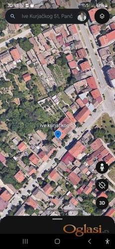 Plac 6,8 ari Gornji grad Pančevo, uknjižen